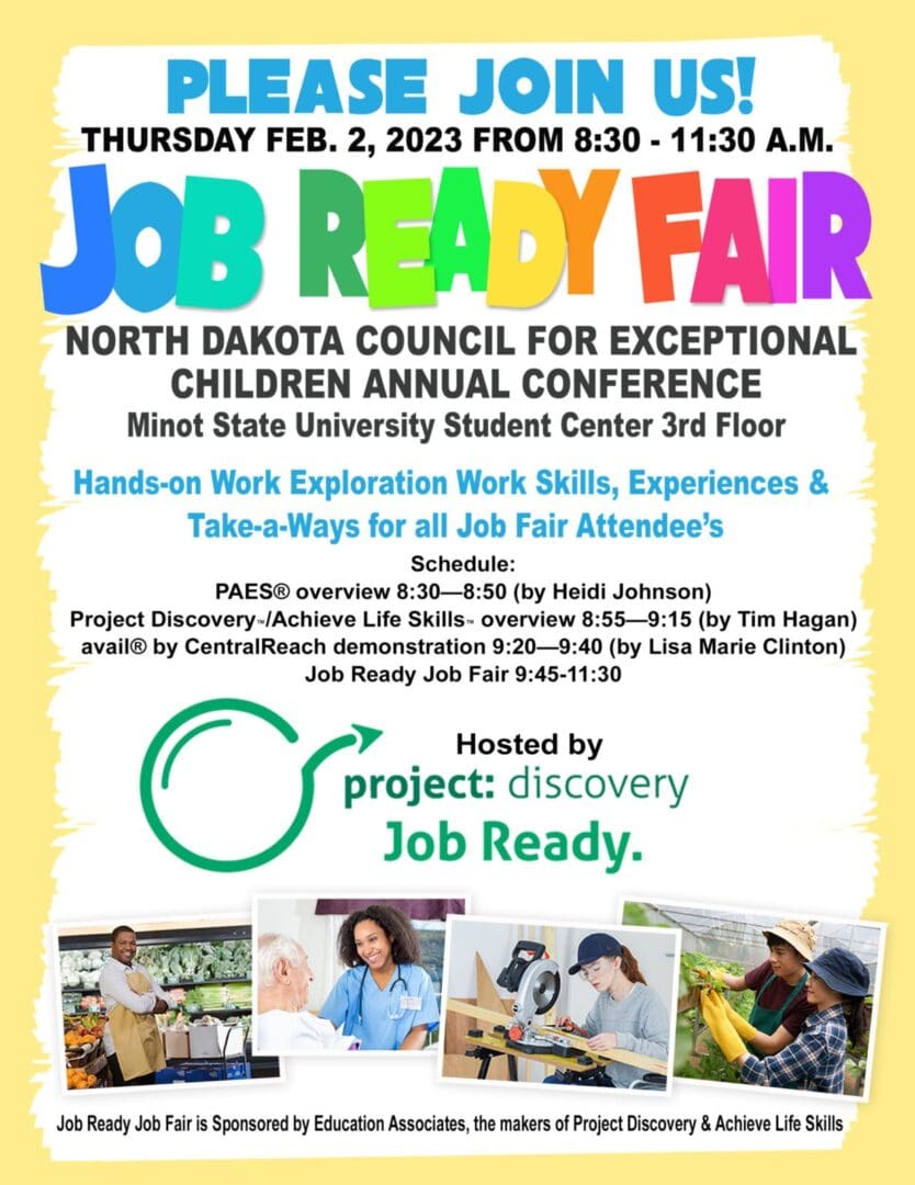 Join Job Ready Fair - Transitions assessments