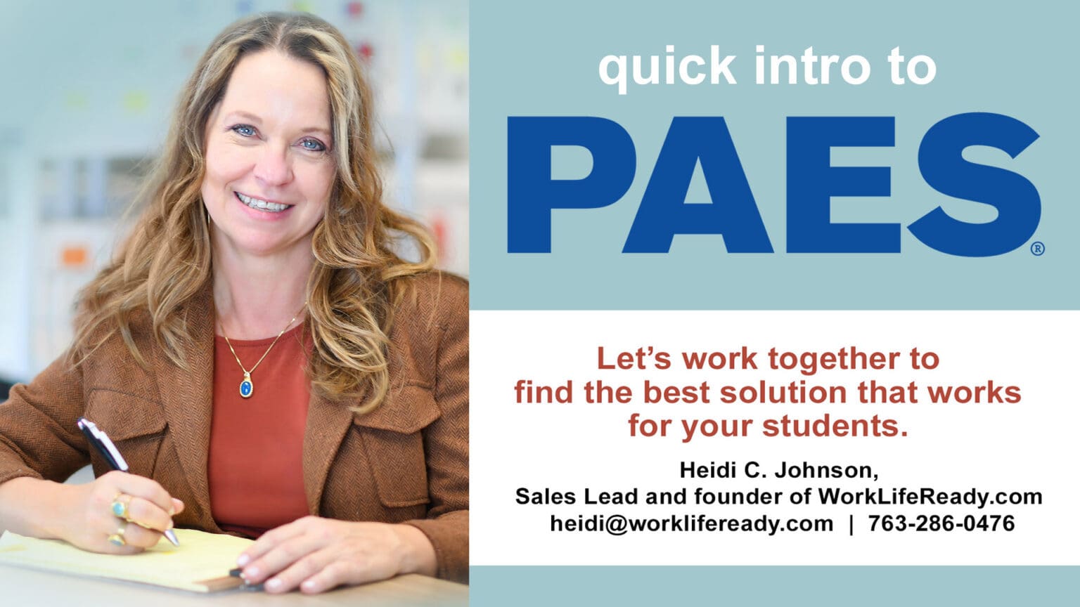 PAES | Employment Assessment System by Work Life Ready